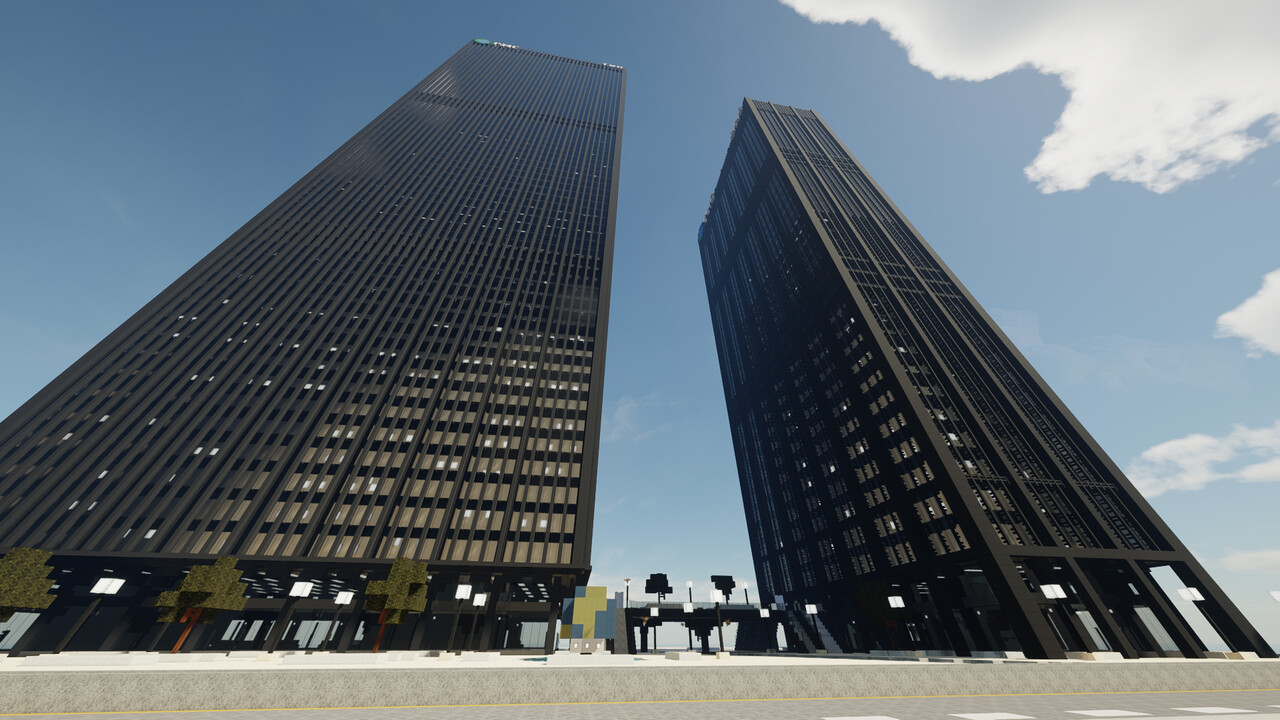 The Planet Minecraft Center - Realistic 1:1 International Office Complex Minecraft Map