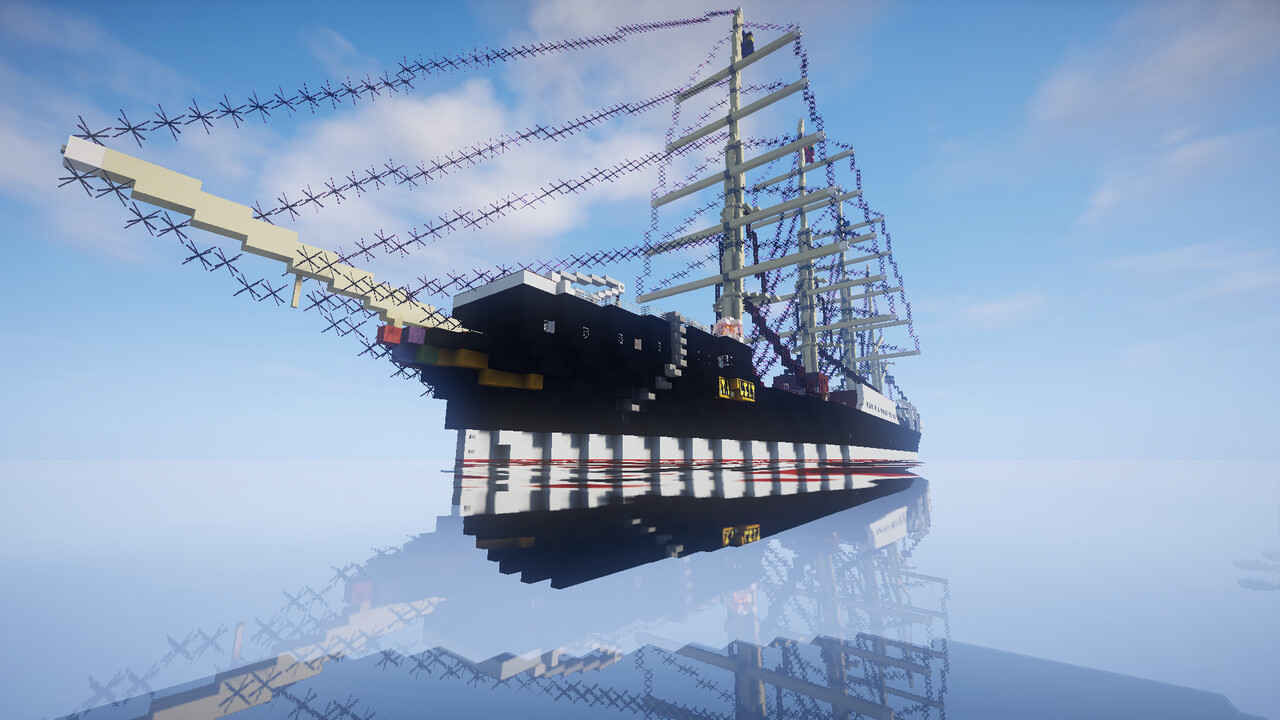 four-masted barque Tilsit Minecraft Map