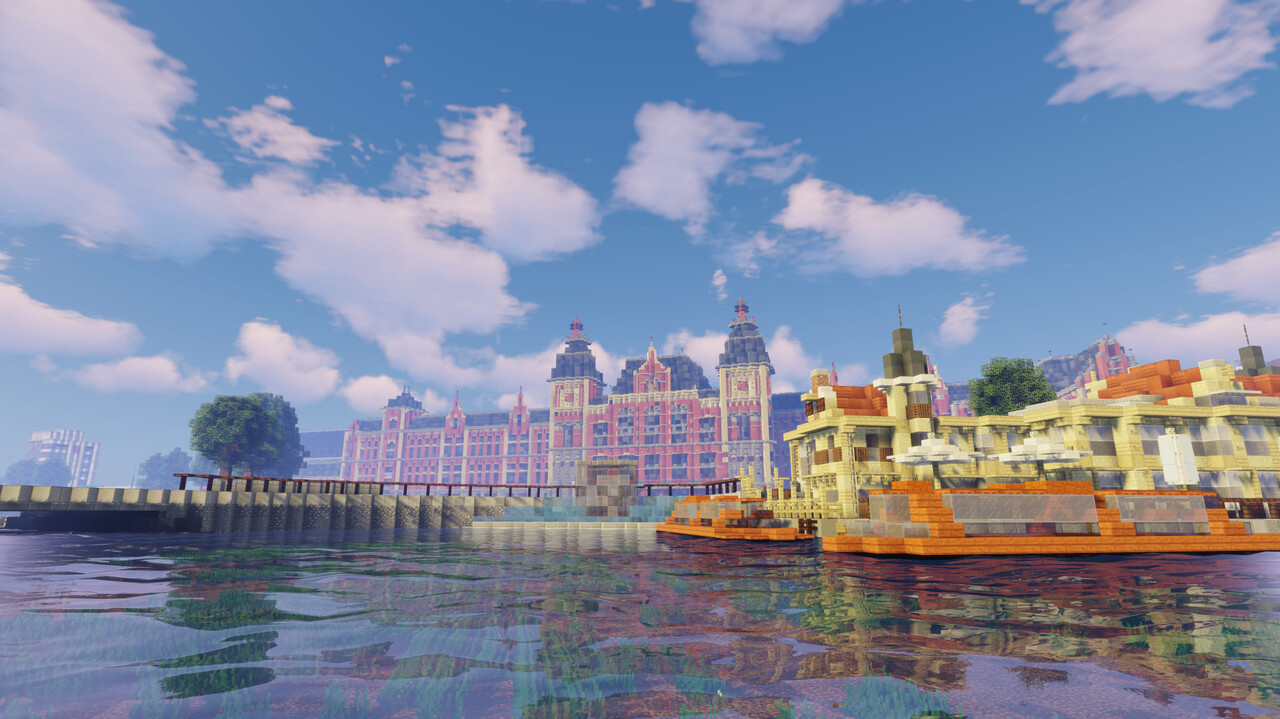 Amsterdam Central Station (1:1) Minecraft Map