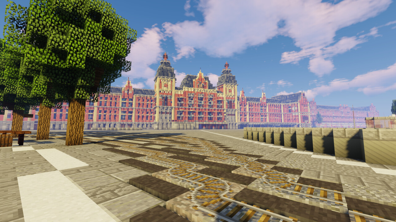 Amsterdam Central Station (1:1) Minecraft Map