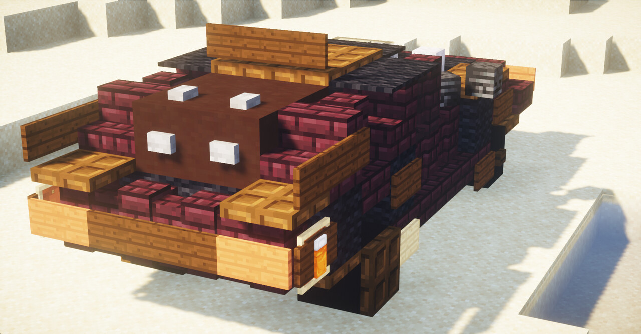 MAD MAX: Last V8 Interceptor (Mad Max 2 Version) (2:1 Scale) Minecraft Map