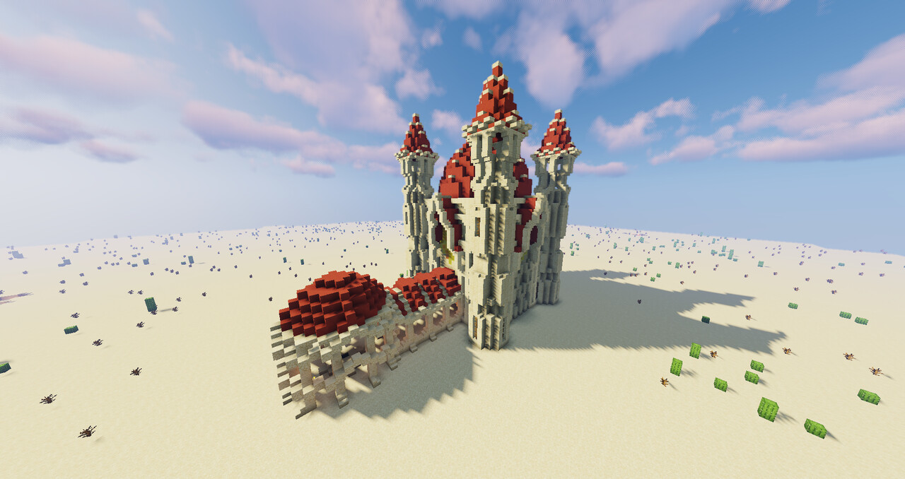 Small Desert Palace / Mosque Minecraft Map