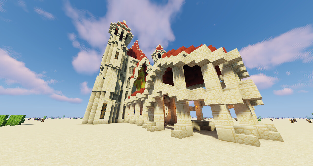 Small Desert Palace / Mosque Minecraft Map