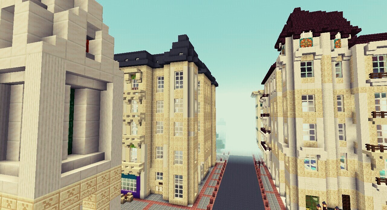 The European City View's Minecraft Map