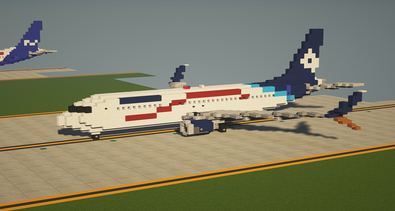 Boeing 737-800 1.5:1 Scale Minecraft Map