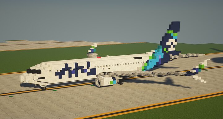 Boeing 737-800 1.5:1 Scale Minecraft Map