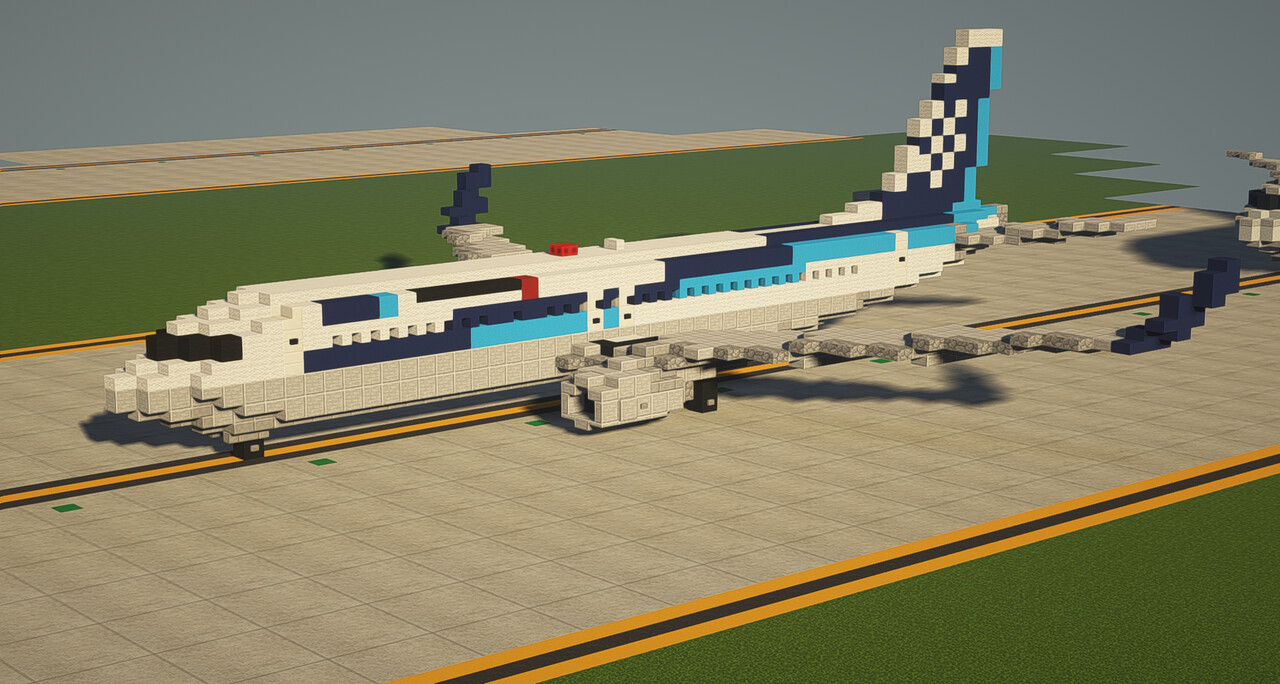 Boeing 737-800 1.5:1 Scale Minecraft Map