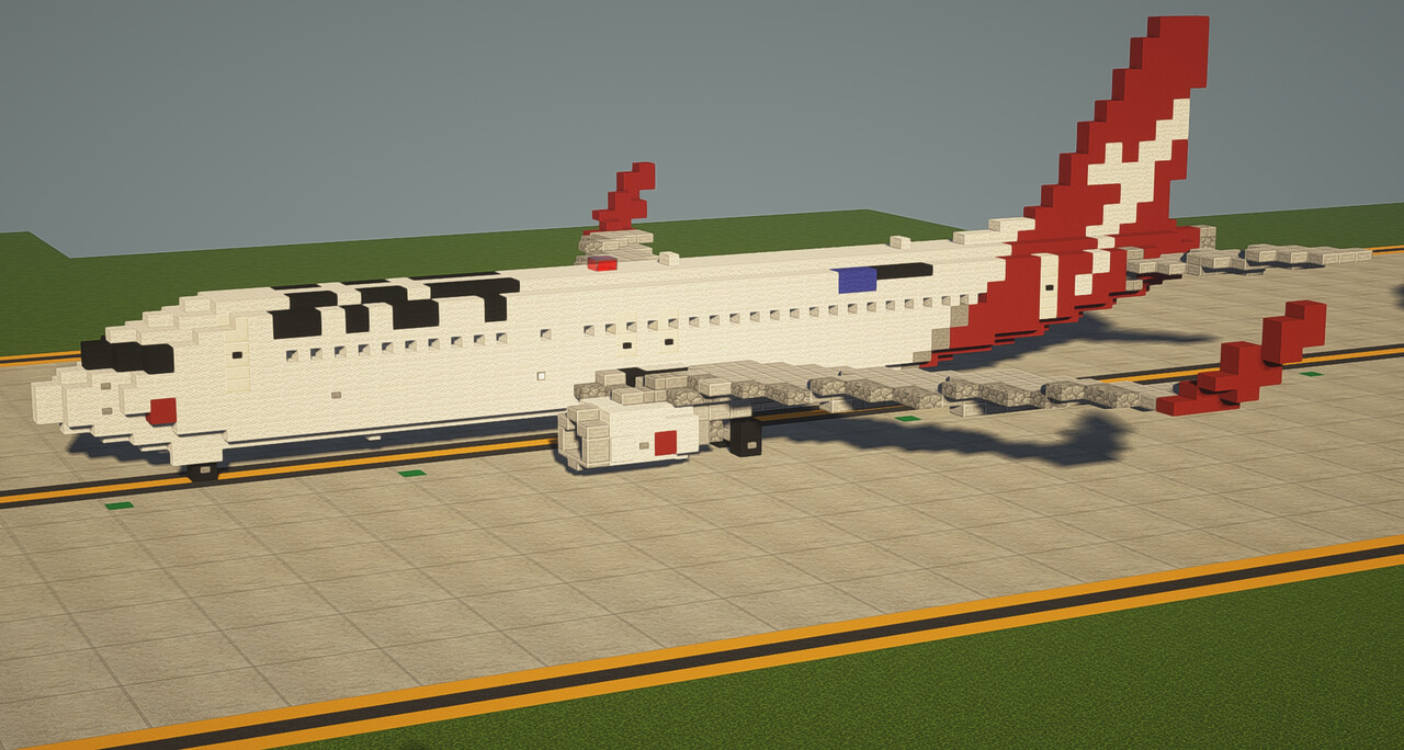 Boeing 737-800 1.5:1 Scale Minecraft Map