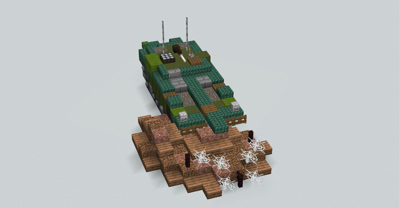 Stridsvagn 103(1.5:1 scale) v2.0(feat. CraftyFoxe) Minecraft Map