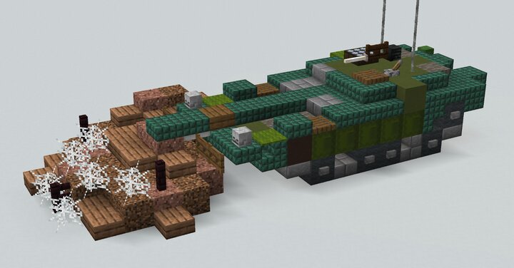 Stridsvagn 103(1.5:1 scale) v2.0(feat. CraftyFoxe) Minecraft Map