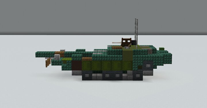 Stridsvagn 103(1.5:1 scale) v2.0(feat. CraftyFoxe) Minecraft Map