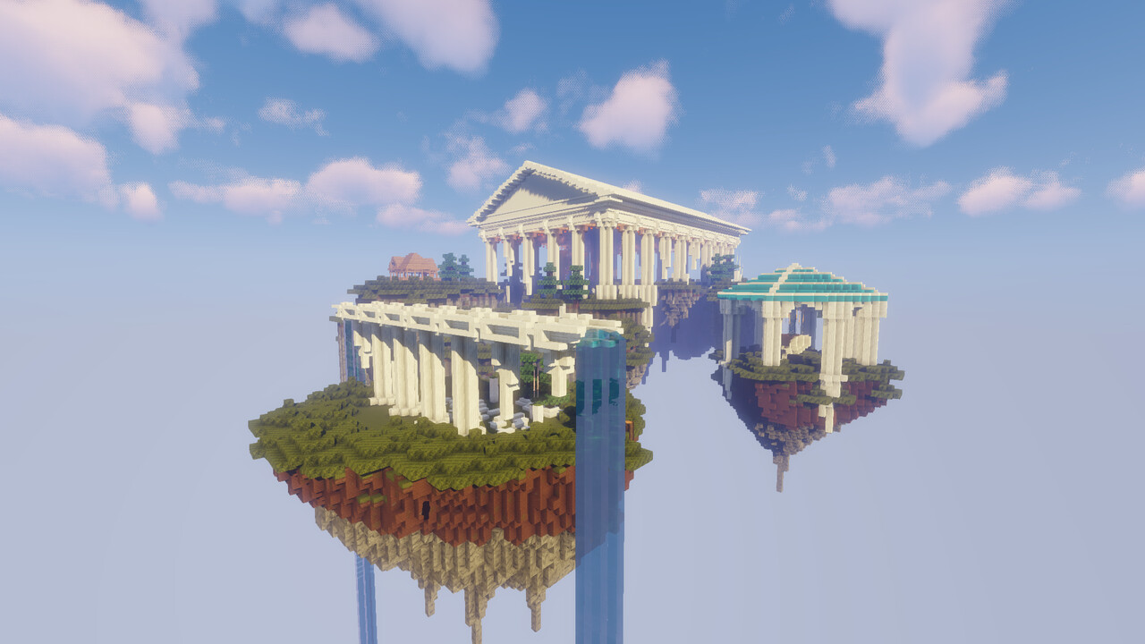 𝙵𝚕𝚢𝚒𝚗𝚐 𝙰𝚗𝚌𝚒𝚎𝚗𝚝 𝚆𝚘𝚛𝚕𝚍 Minecraft Map