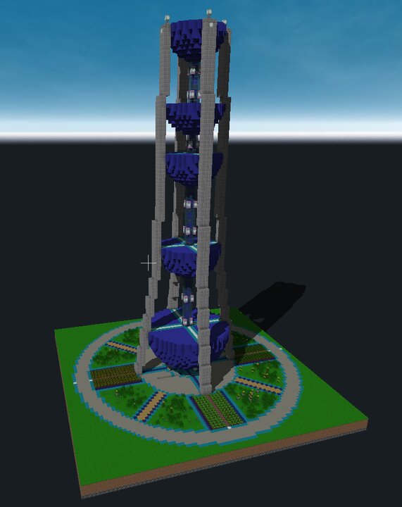 Sunset Star Skyscraper Minecraft Map