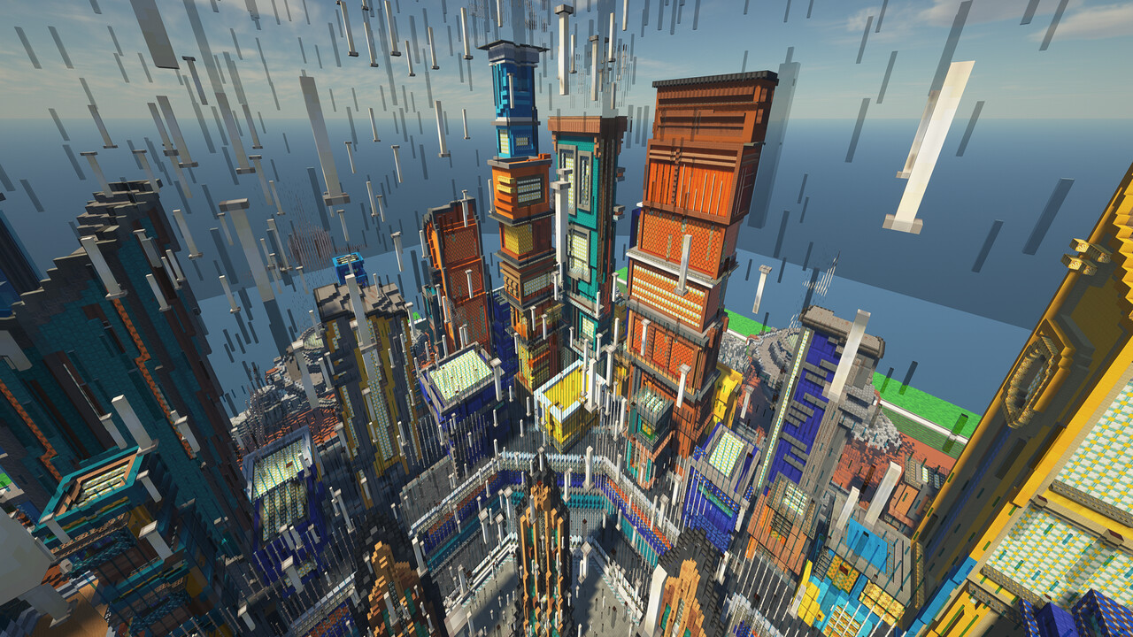 Futuristic City Minecraft Map
