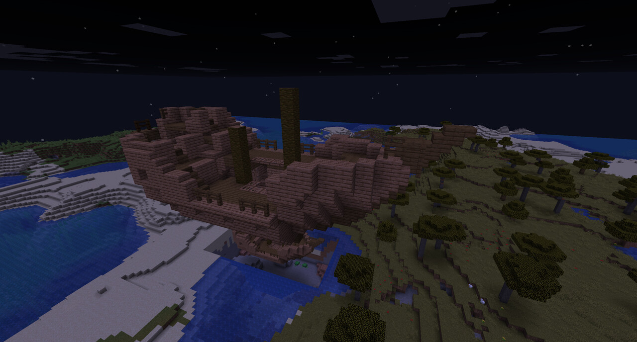Natural Shipwreck schematic 1 Minecraft Map
