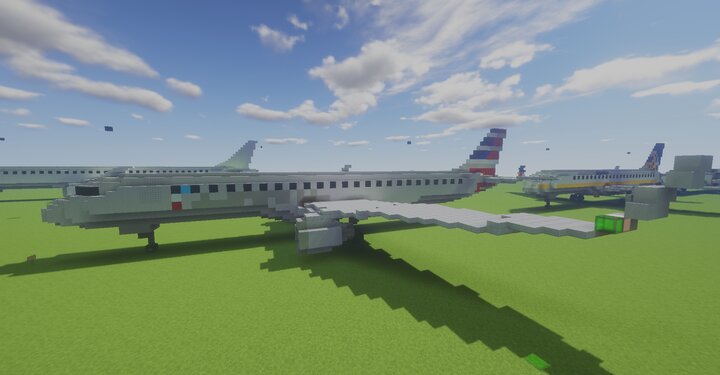 Embraer E170 2:1 Scale Minecraft Map