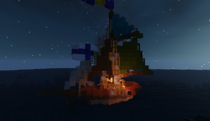 Ghost Ship in Battle Minecraft Map