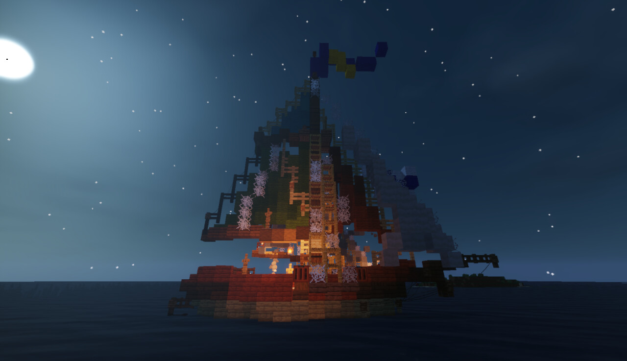 Ghost Ship in Battle Minecraft Map