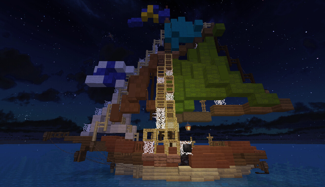 Ghost Ship in Battle Minecraft Map