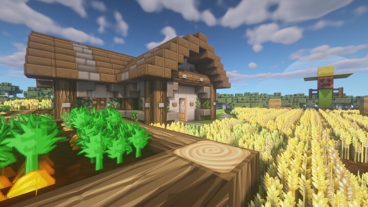 Medieval Farm // Mittelalterliches Bauernhaus Minecraft Map