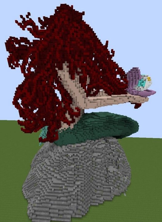 Mermaid Statue Minecraft Map