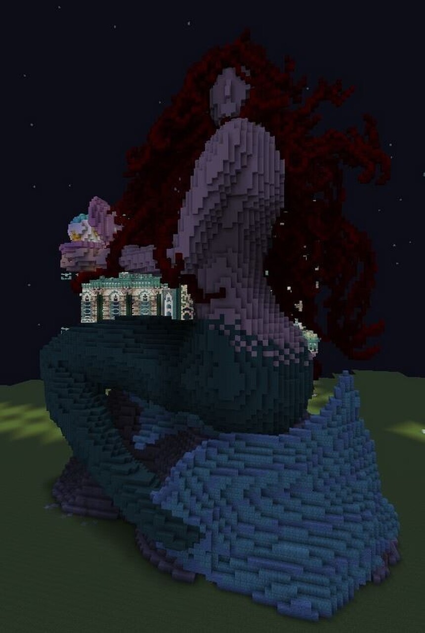 Mermaid Statue Minecraft Map