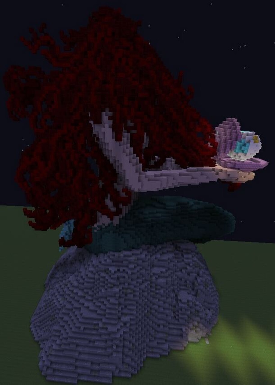 Mermaid Statue Minecraft Map