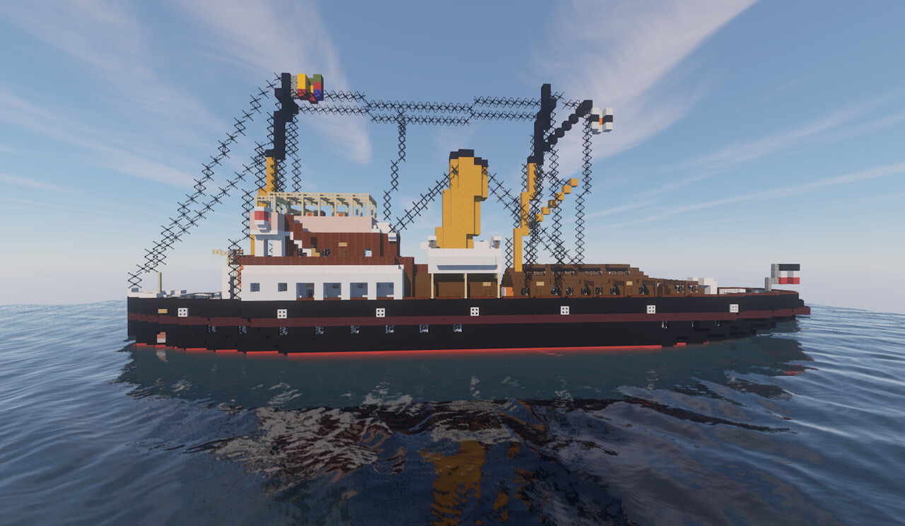 German Tugboat Culada 1913 Minecraft Map