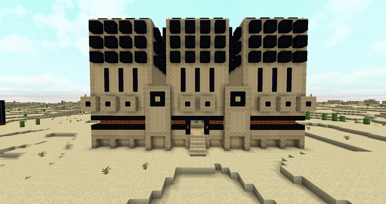 The Burning Desert - Cactus farm Minecraft Map