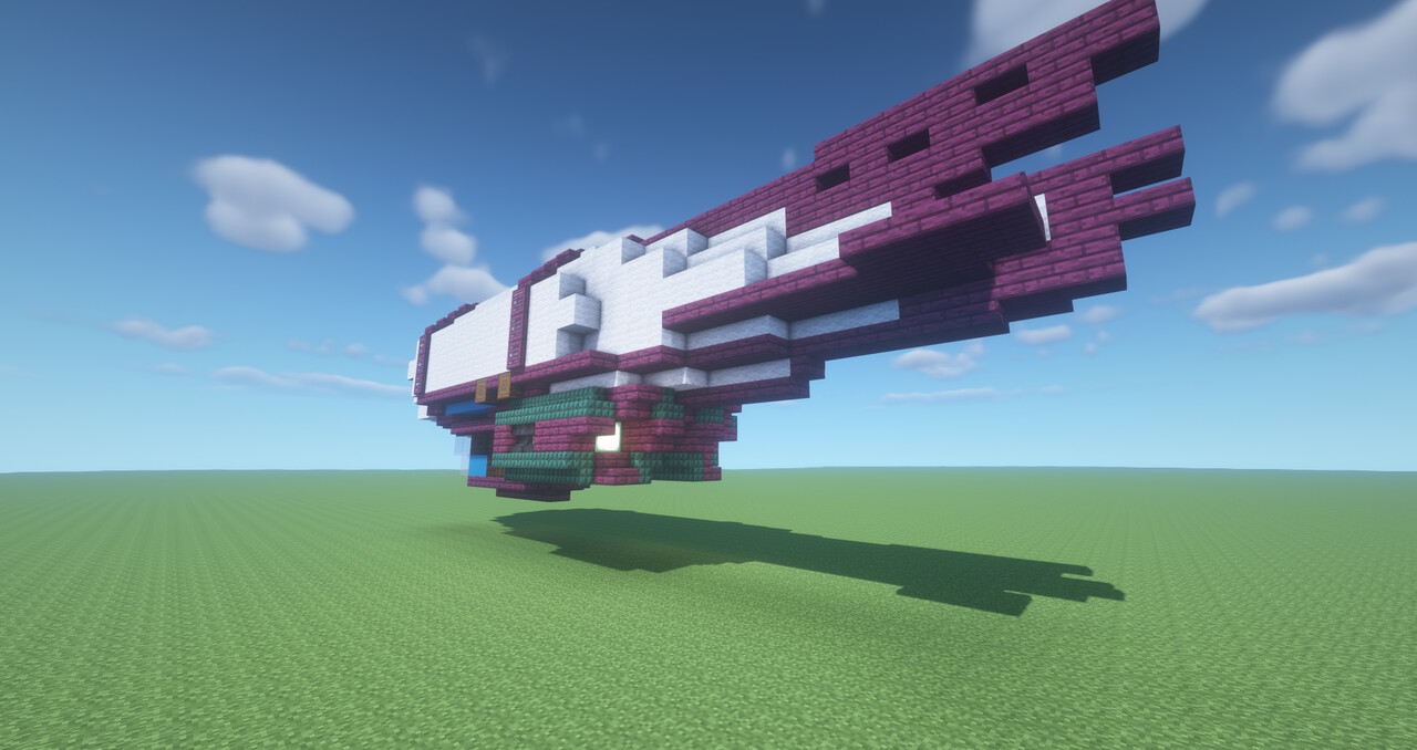 Steampunk Jetship Minecraft Map