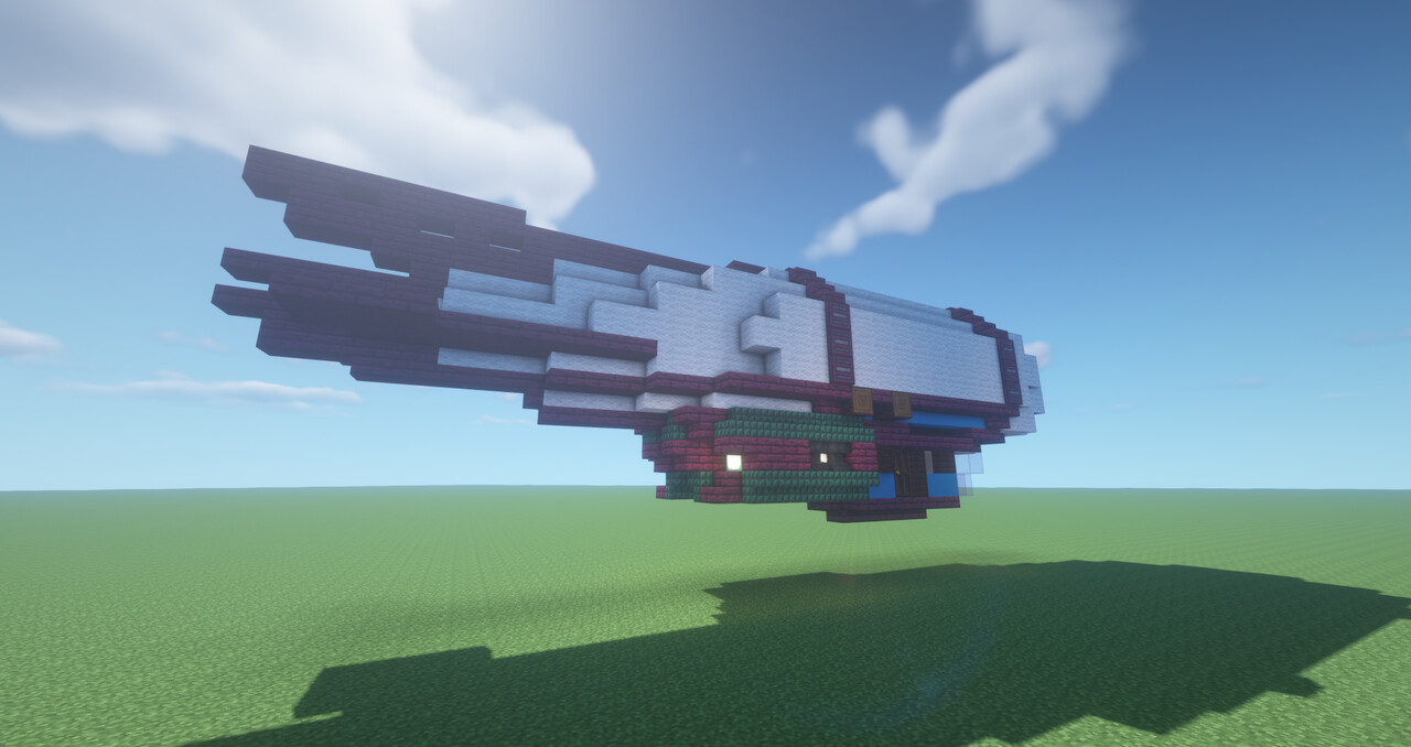 Steampunk Jetship Minecraft Map