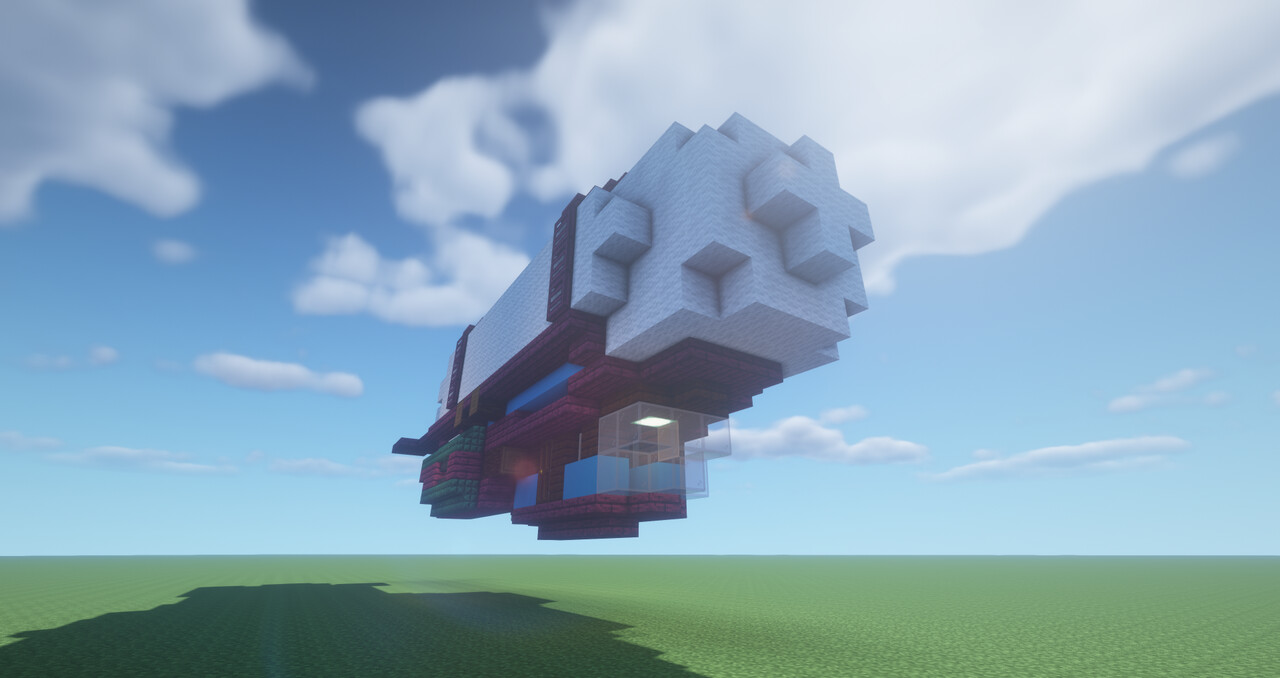 Steampunk Jetship Minecraft Map