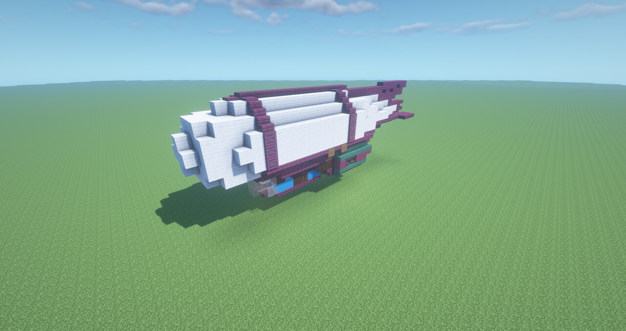 Steampunk Jetship Minecraft Map