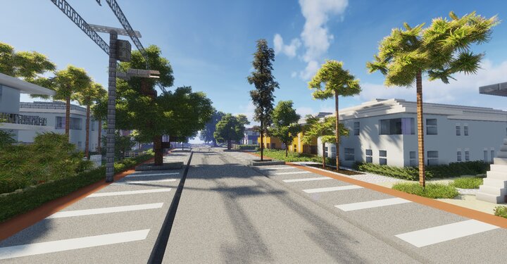 Normandy Isles, Miami Beach, Florida Minecraft Map