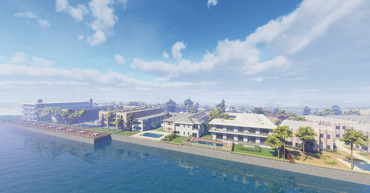 Normandy Isles, Miami Beach, Florida Minecraft Map