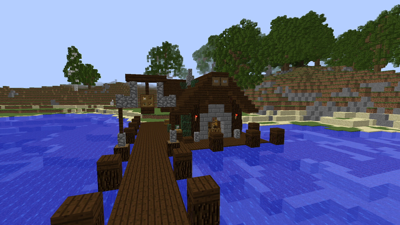 Fishing Hut on the Coast (schematic) Minecraft Map