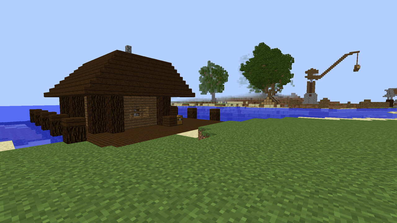 Fishing Hut on the Coast (schematic) Minecraft Map