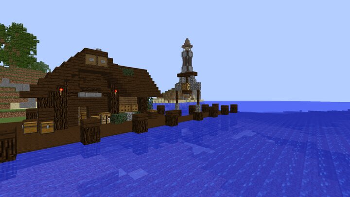 Nordic Fishing Hut Remake Minecraft Project