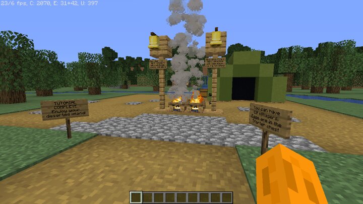 Animal Crossing : Nook INC's Deserted Minecraft Package Minecraft Map