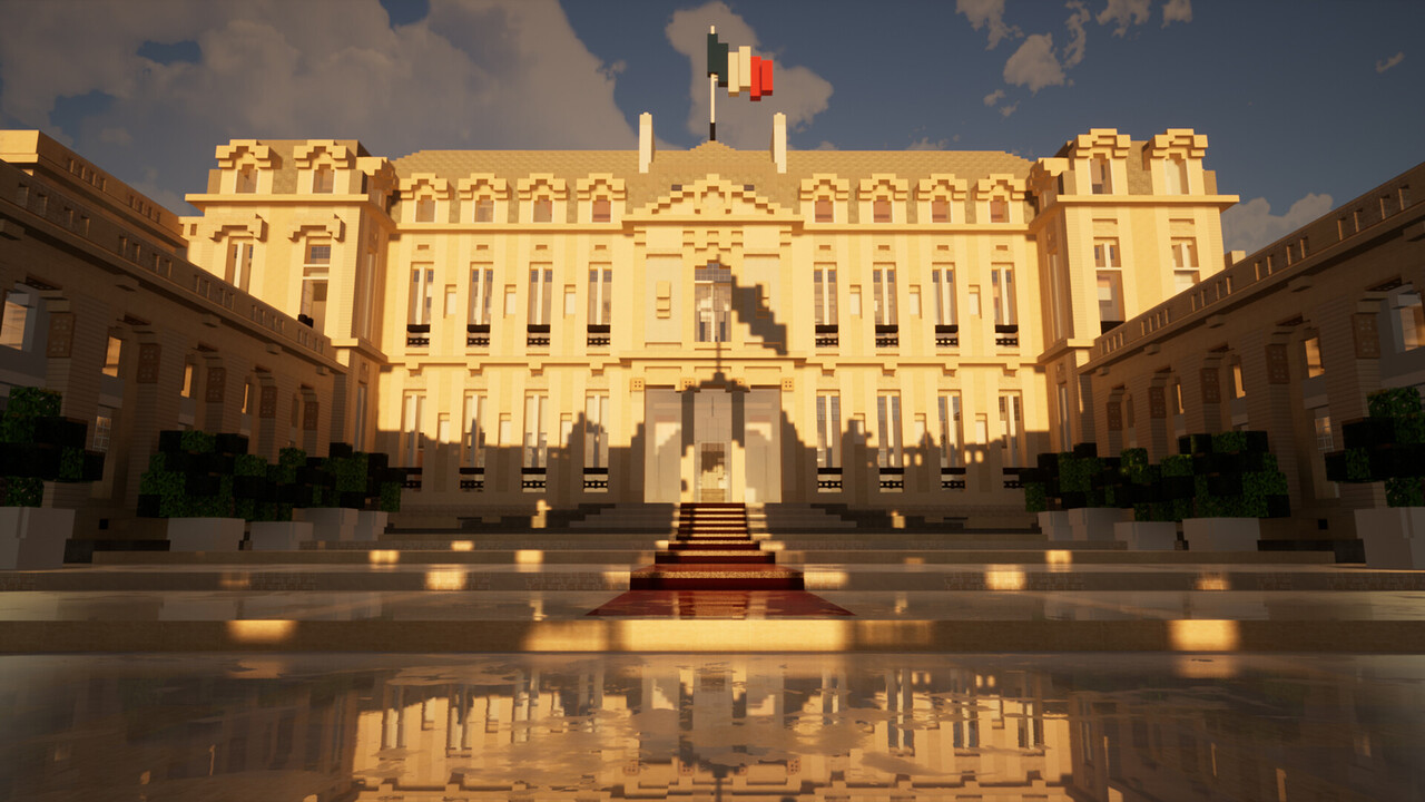 Palais de L'Élysée - French presidential palace Minecraft Map