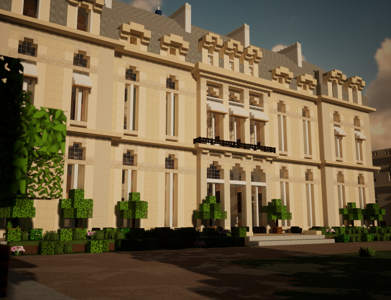 Palais de L'Élysée - French presidential palace Minecraft Map