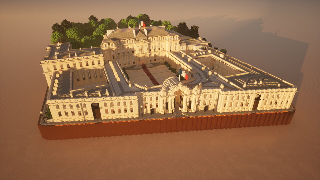 Palais de L'Élysée - French presidential palace Minecraft Map