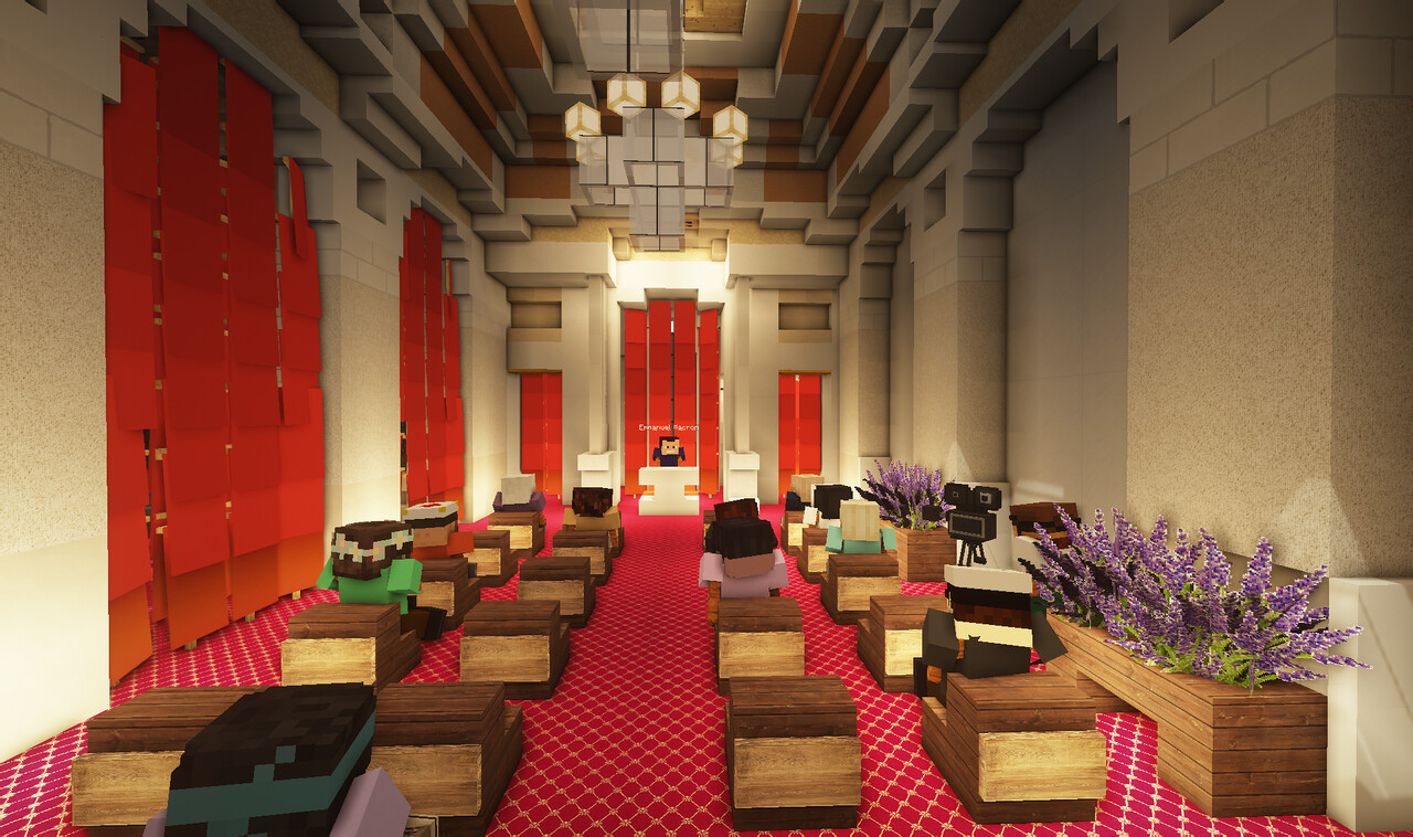 Palais de L'Élysée - French presidential palace Minecraft Map