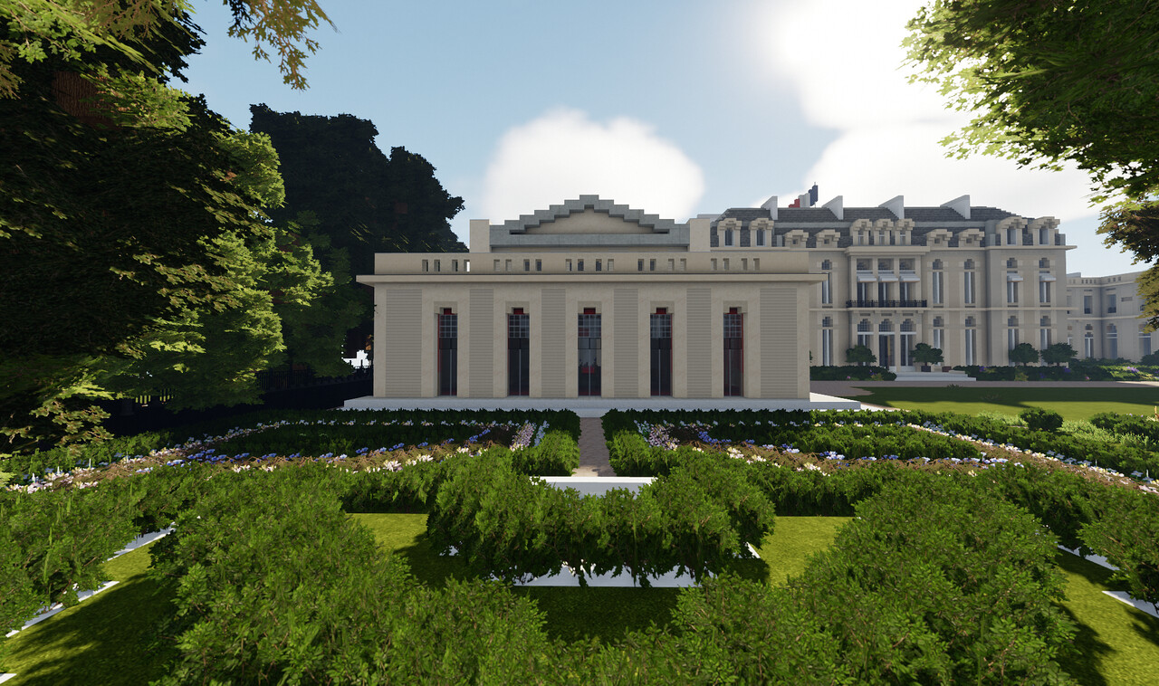 Palais de L'Élysée - French presidential palace Minecraft Map