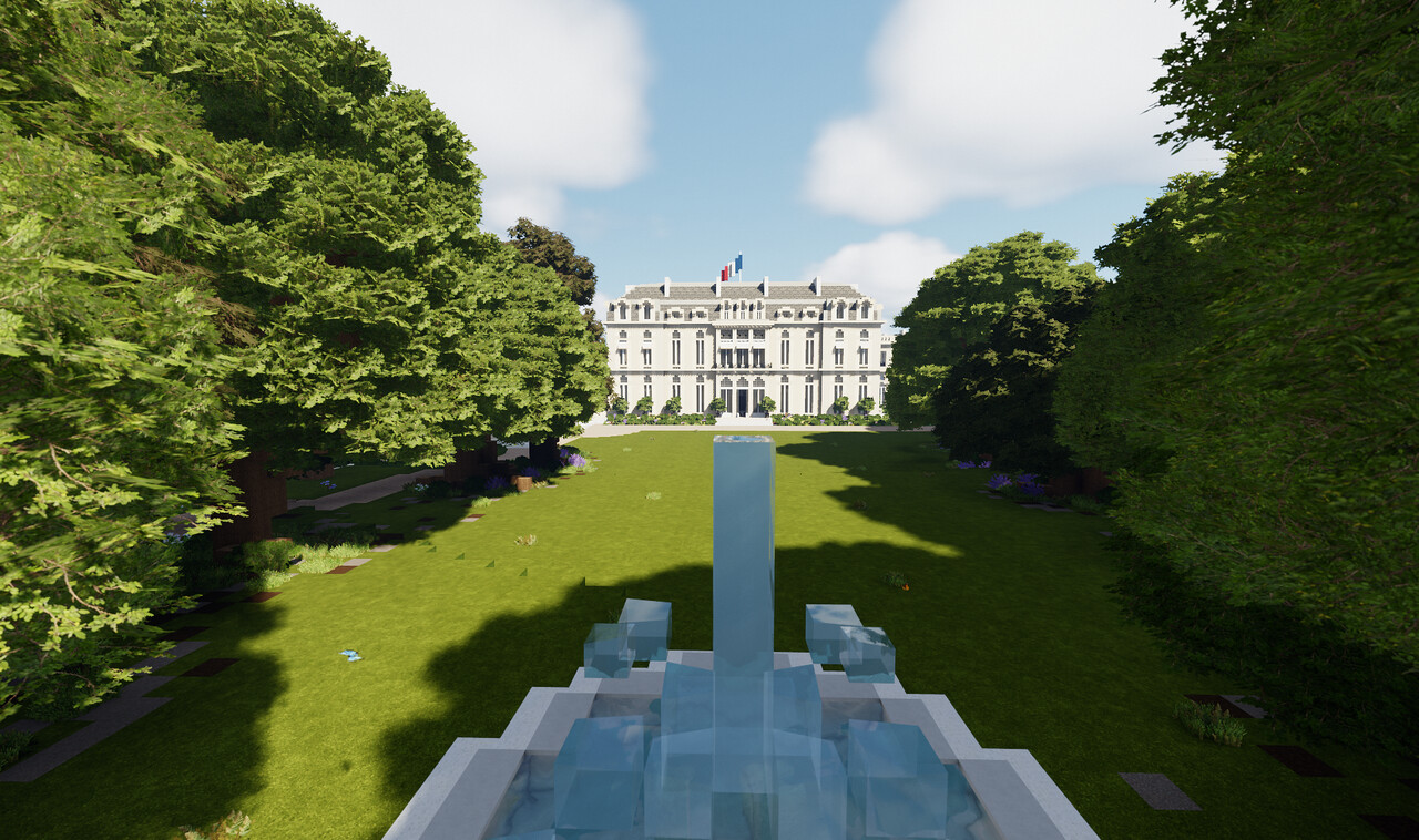 Palais de L'Élysée - French presidential palace Minecraft Map