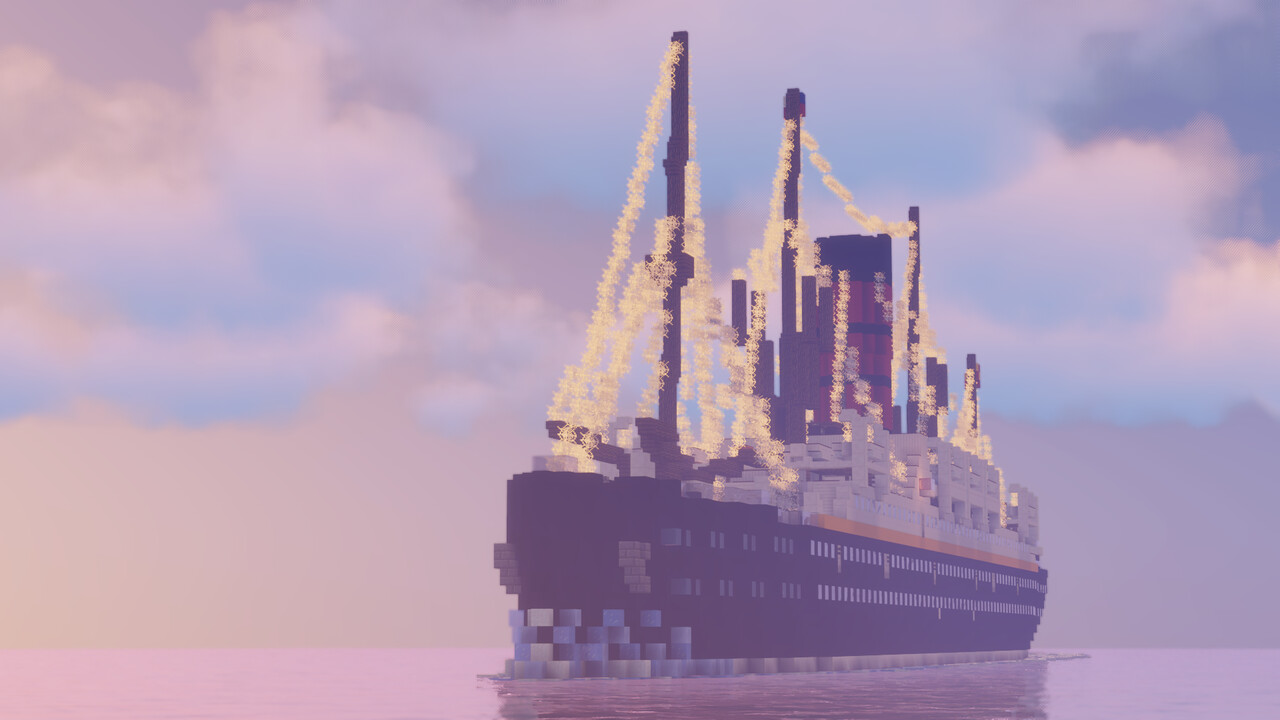 RMS Carpathia [1:1] [Exterior Only] Minecraft Map