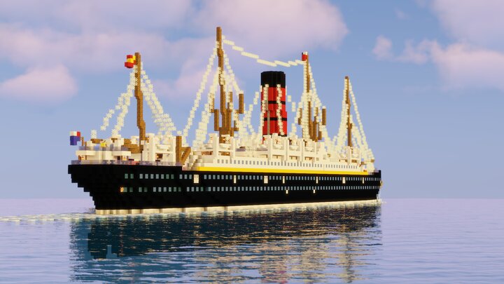 RMS Carpathia [1:1] [Exterior Only] Minecraft Map