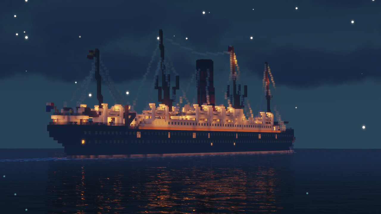 RMS Carpathia [1:1] [Exterior Only] Minecraft Map