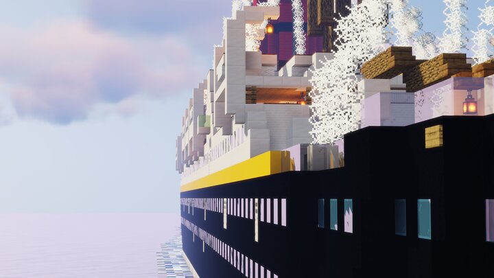 RMS Carpathia [1:1] [Exterior Only] Minecraft Map