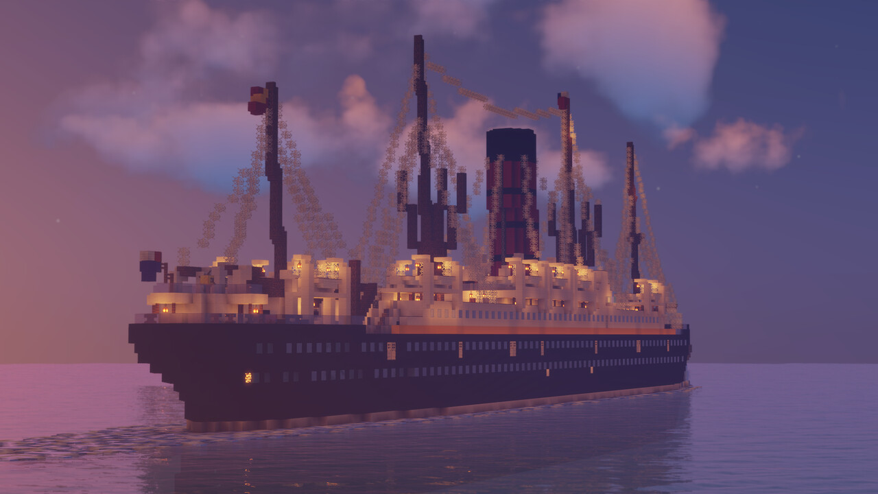 RMS Carpathia [1:1] [Exterior Only] Minecraft Map